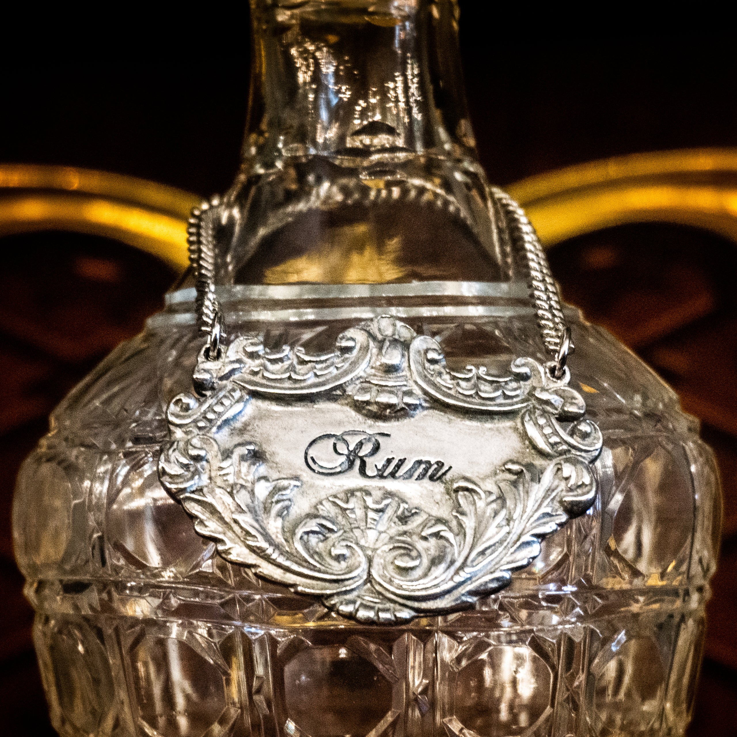 Rum Decanter Label | The French Antique Shop
